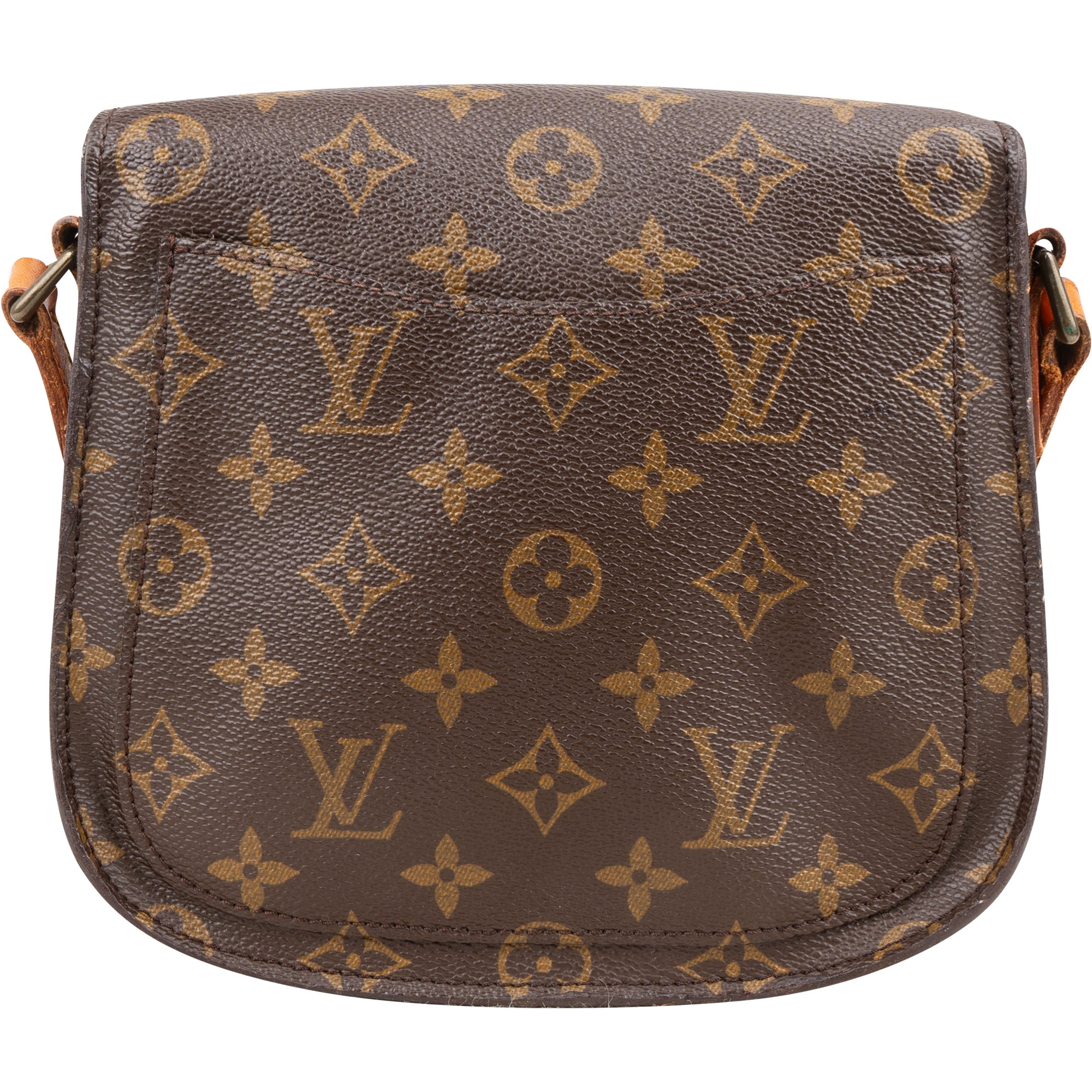Louis Vuitton Canvas Monogram Saint Cloud MM Crossbody Bag ...